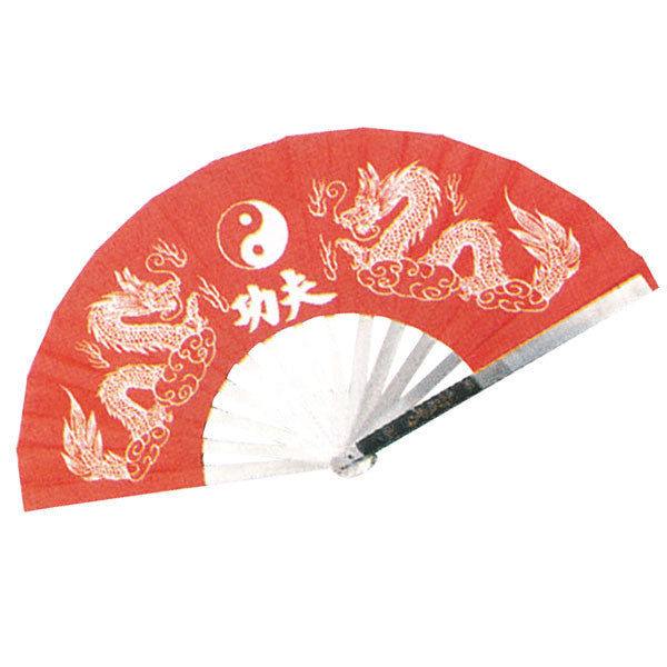Stainless Steel Kung Fu Red Fighting Fans -Kung Fu – SparringGearSet.com